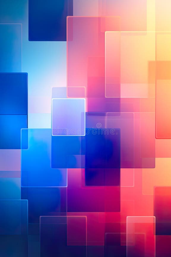 Tech Background Featuring Abstract Colors, Offering a Glimpse into a ...