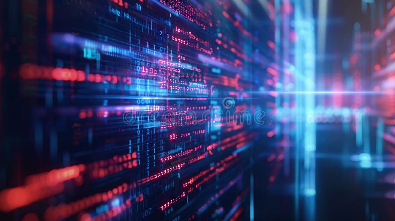 Tech Background Featuring a Glowing Network Design. Modern ...