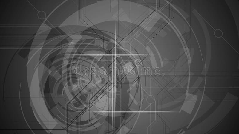 Tech Background Motion Graphic of Flying Forward in Seamless Loop Stock ...