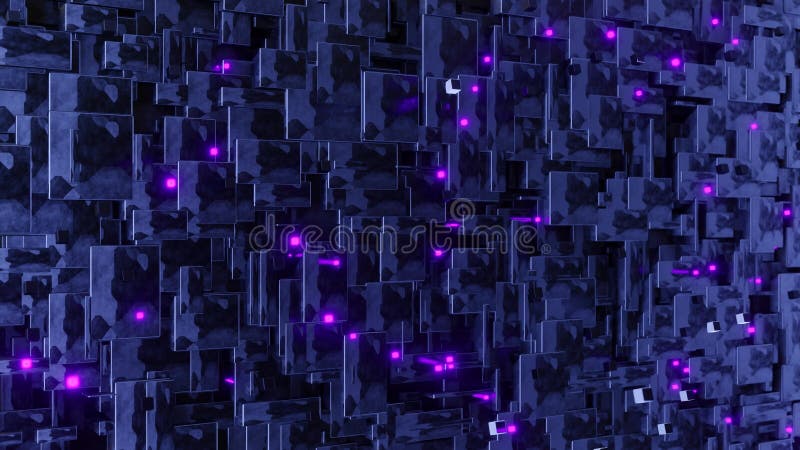 Tech Background Motion Graphic in Seamless Loop Stock Video - Video of ...