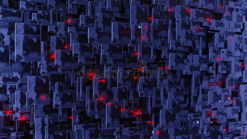 Tech Background Motion Graphic in Seamless Loop Stock Footage - Video ...