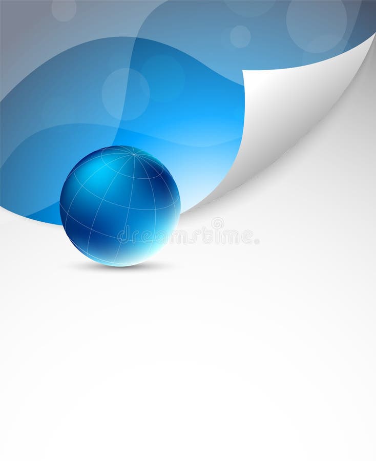 Tech Background with Sphere Stock Vector - Illustration of concept ...