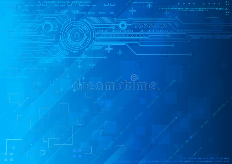 Tech background stock vector. Illustration of draw, element - 21447563