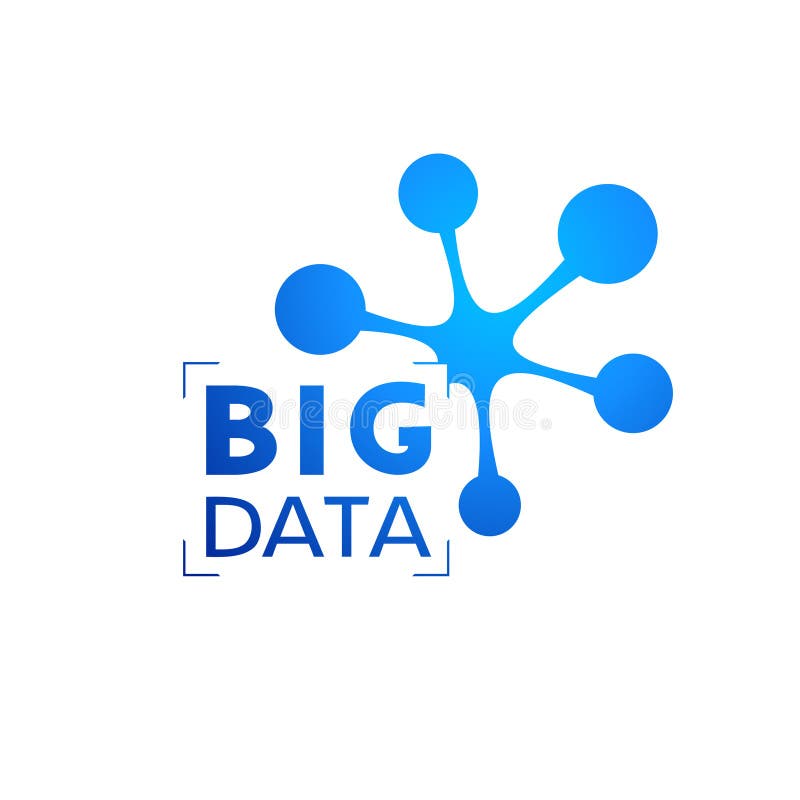 Tech Big Data Symbol Stock Vector Illustration Of Finance 277571593
