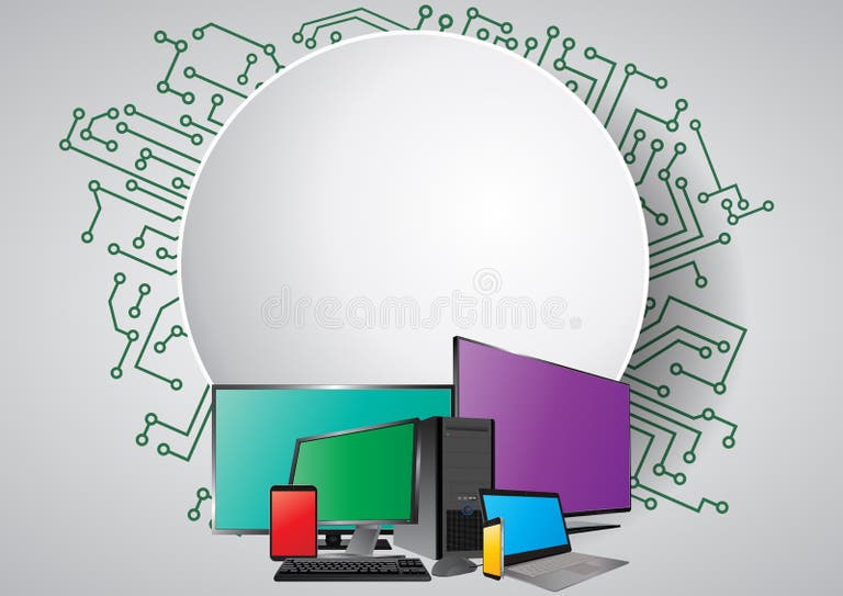 Tech blank area stock vector. Illustration of multimedia - 73393644