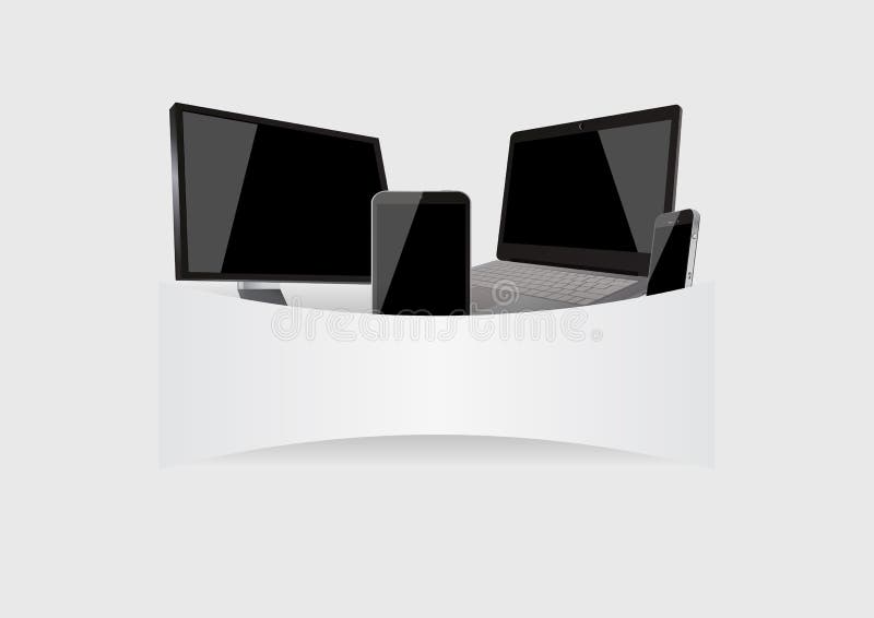 Tech blank area stock vector. Illustration of multimedia - 73393644