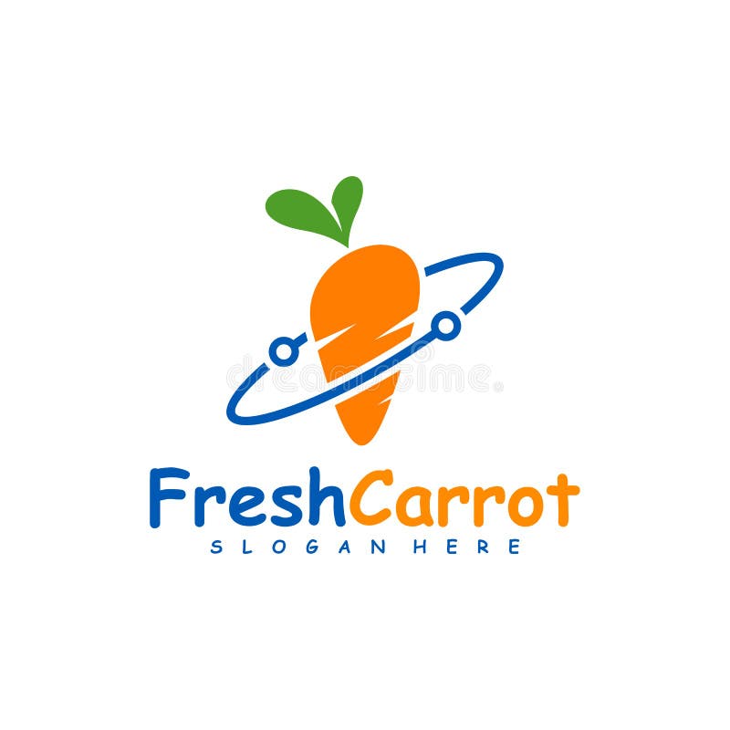 Tech Carrot Logo Design Vector, Creative Carrot Logo Design Template ...
