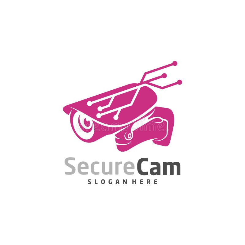 Tech CCTV Logo Design Vector Template, Concept Symbol, Icon Stock ...