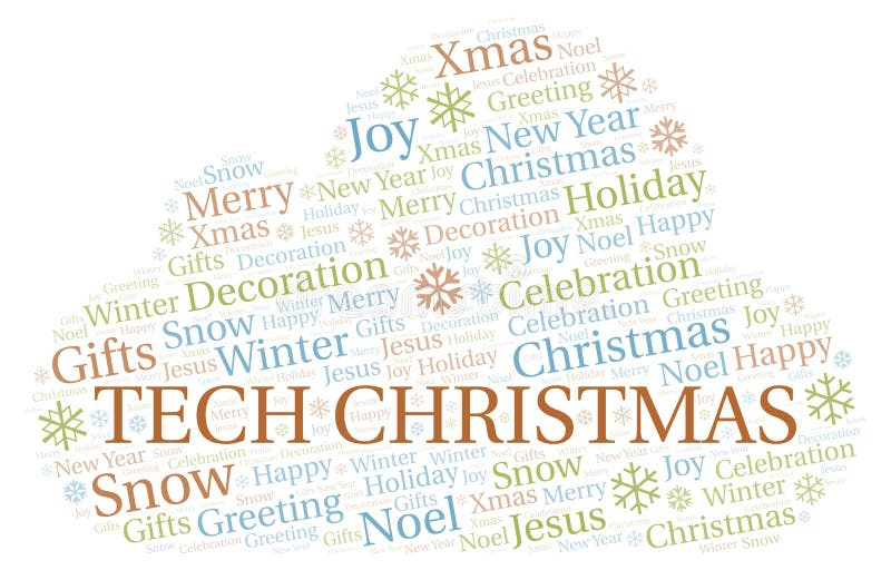 Hi-tech Christmas Background Stock Vector - Illustration of decoration ...