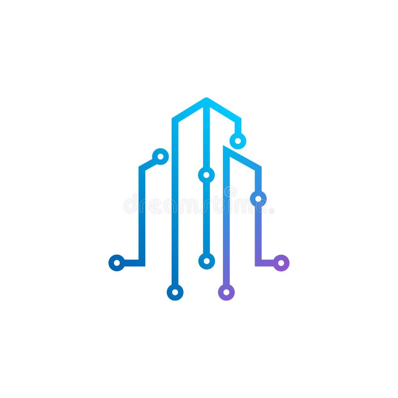 Tech City Logo Vector Template, Creative Building Logo Design Concepts ...