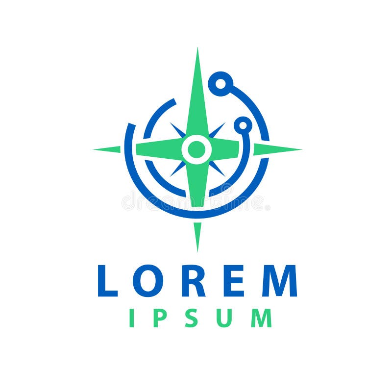 Tech Compass Logo Stock Illustrations – 548 Tech Compass Logo Stock ...