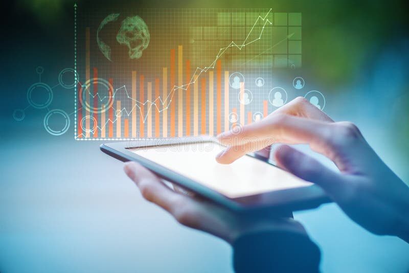 Hand on tech stock image. Image of community, innovation - 50313371