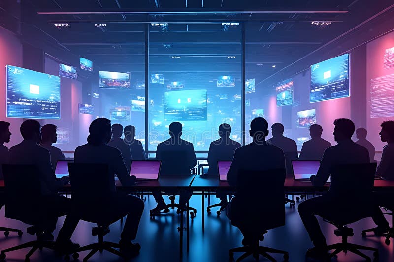 Tech Conference Insights Virtual Boardroom Meeting Content Digital ...