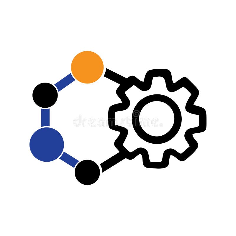 Tech Configure Management Icon Stock Vector - Illustration of support ...