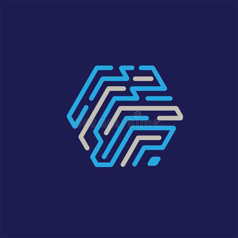 Tech Cube Design for Internet Technology Business Stock Vector ...