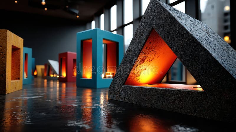 Tech Cubist Texture Series Stock Illustrations – 13 Tech Cubist Texture ...