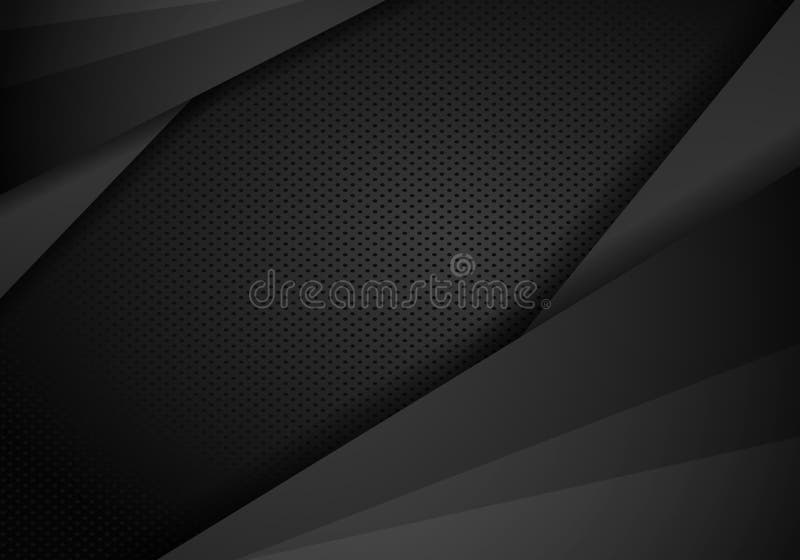 Tech Dark Design with Perforated Metal Texture. Vector Background Stock ...