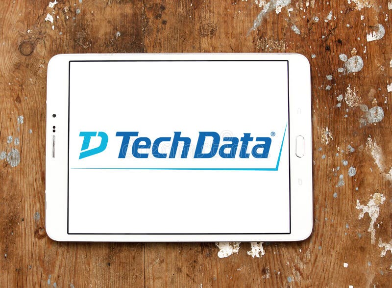 Tech Data company logo editorial stock photo. Image of emblem - 120478358