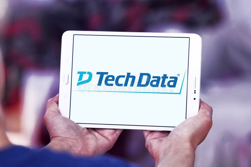 Tech Data company logo editorial photography. Image of emblem - 120478532