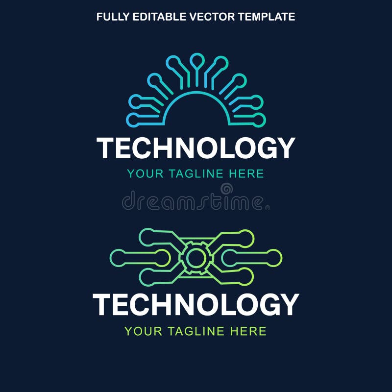 Tech Deal Logo Design Template Element Stock Vector - Illustration of ...