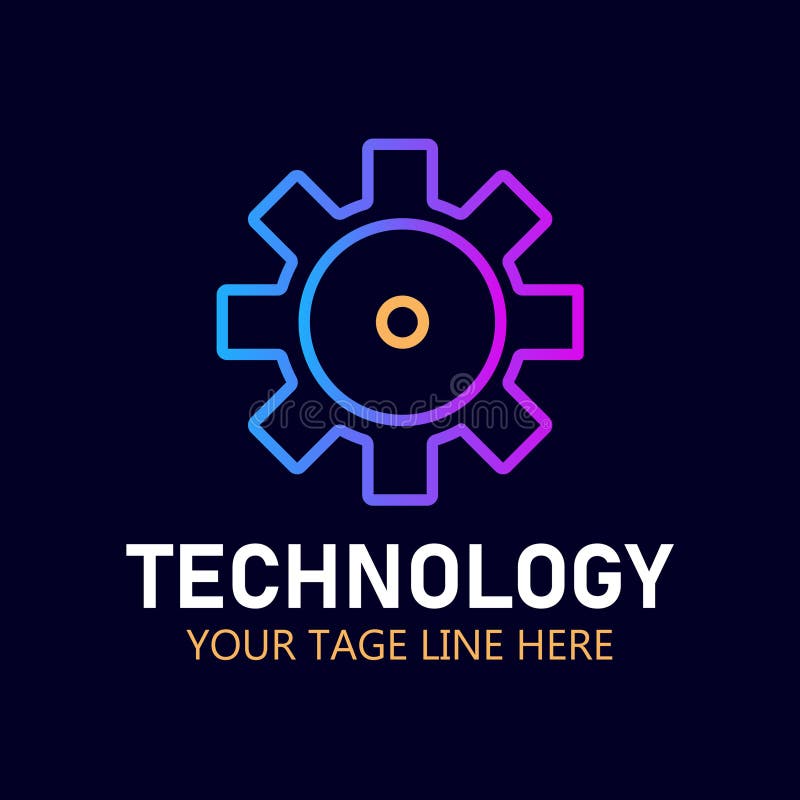 Tech Deal Logo Design Template Element. Tree Tech Logo Template. Stock ...