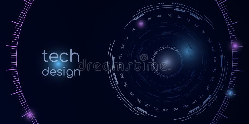 Tech Design. Vector Illustration for Website or App Design, Wallpaper ...