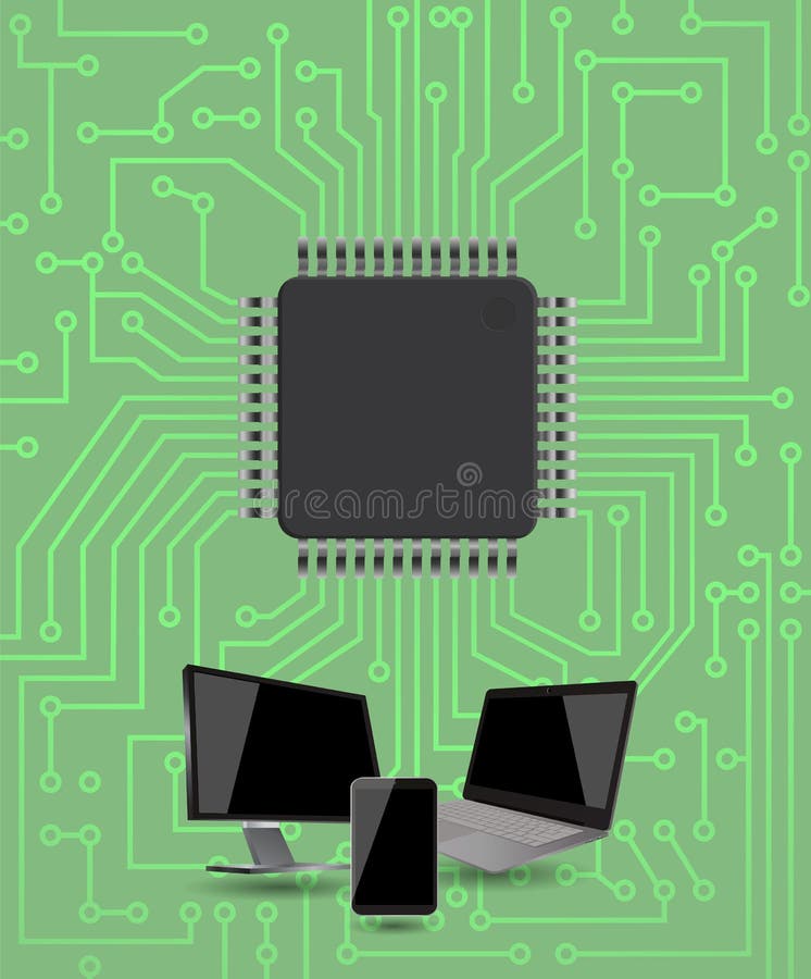 Tech device stock illustration. Illustration of digital - 49966800