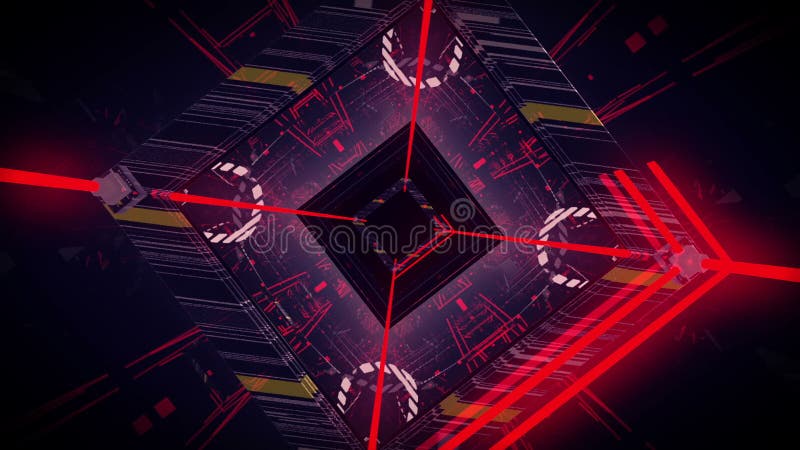 Tech Dimension Background Loop Stock Video - Video of engineering ...