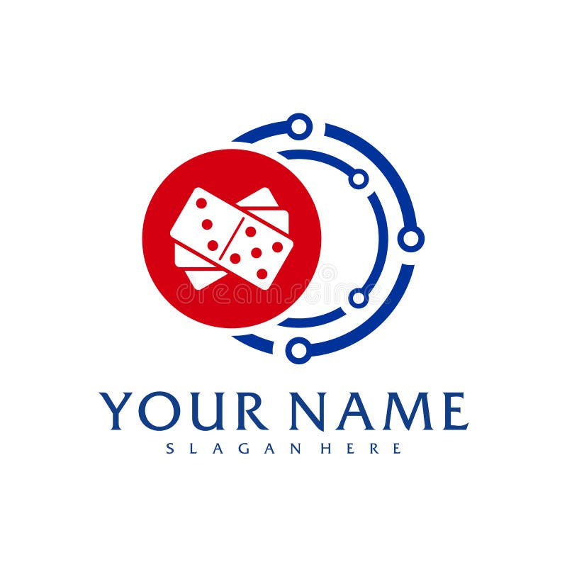 Tech Domino Logo Vector Template, Creative Domino Logo Design Concepts ...