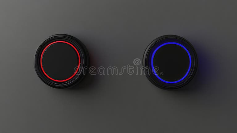 In a Tech-driven World, a Modern Digital Display Showcases a Red and ...