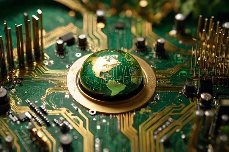Tech Earth Embedded in a Circuit Board – Sustainable Computing and ...