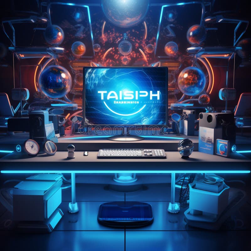 Tech Enthusiast S Oasis: Unveiling Innovation Stock Illustration ...