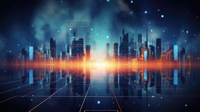 Tech Evolution Unveiled: Abstract Background for Business Development ...