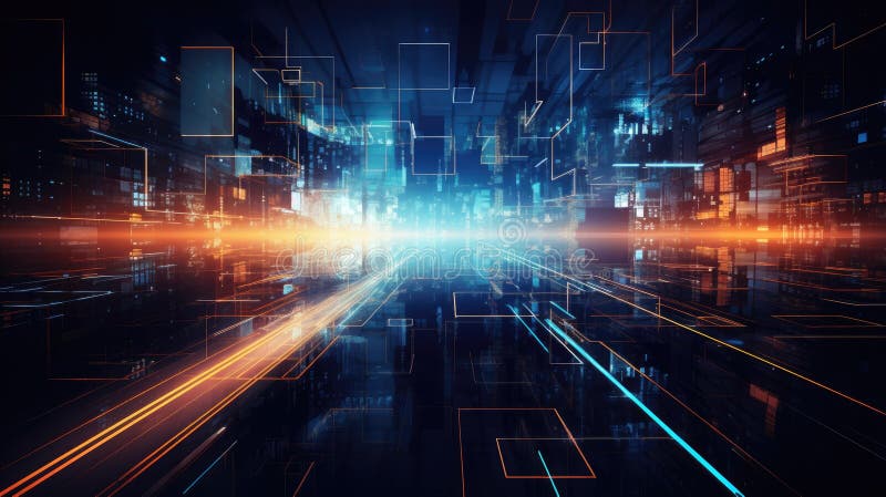 Tech Evolution Unveiled: Abstract Background for Business Development ...