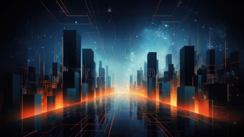 Tech Evolution Unveiled: Abstract Background for Business Development ...