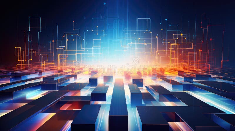 Tech Evolution Unveiled: Abstract Background for Business Development ...