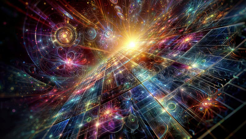 Tech Explosion: Light, Patterns, Innovation, Generative Ai Stock ...