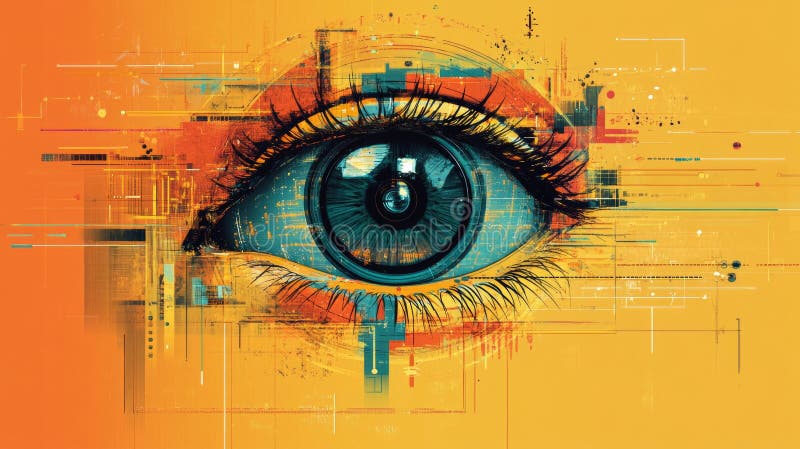 This Tech Eye Design Blends Intricate Patterns and Vibrant Colors ...