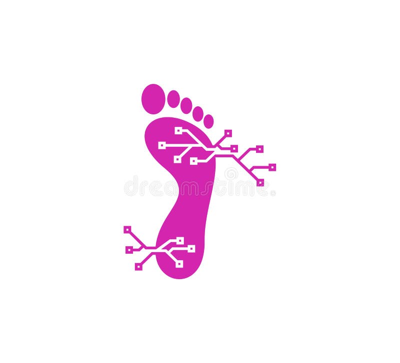 Tech Foot Logo Vector Template, Creative of Foot Logo Design Concepts ...