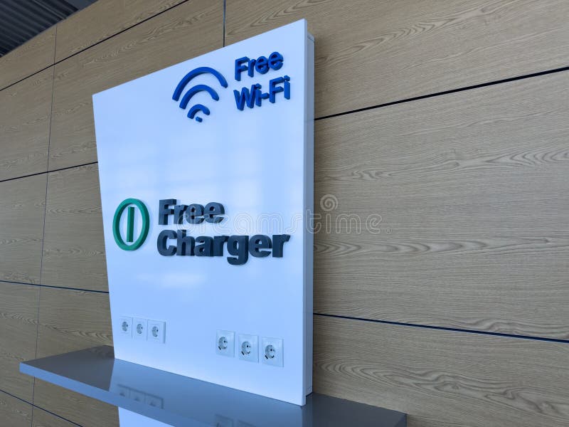 Tech-friendly Corner with Free Wi Fi and Charging Options, Supporting ...