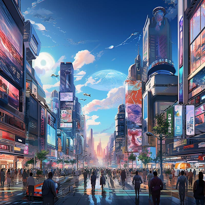 Tech Fusion - Elements of Technology Merging To Create a Futuristic ...