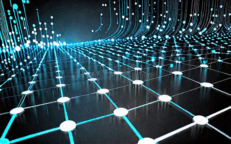 New Future Technology Concept Abstract Background Vector Illustration ...