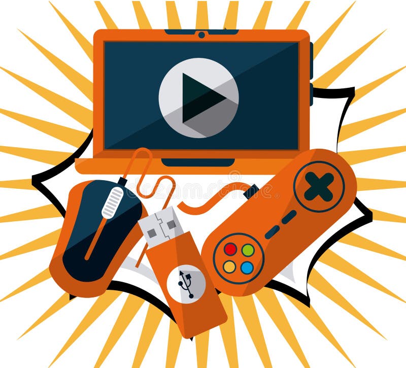 Tech gadgets stock illustration. Illustration of ipad - 26279337