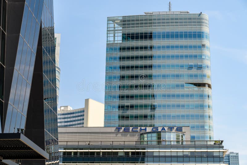 Tech Gate Tower Skyscraper in Vienna Editorial Image - Image of ...