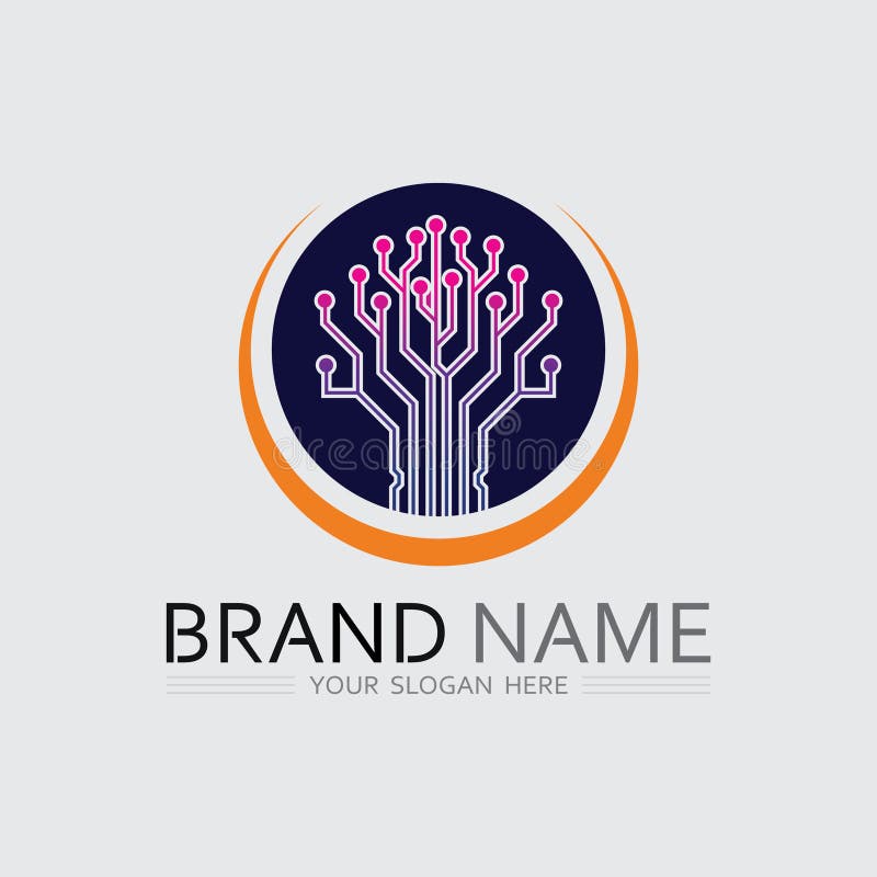 Tech Gear Logo Vector Design Template. Technology Logo Template Design ...