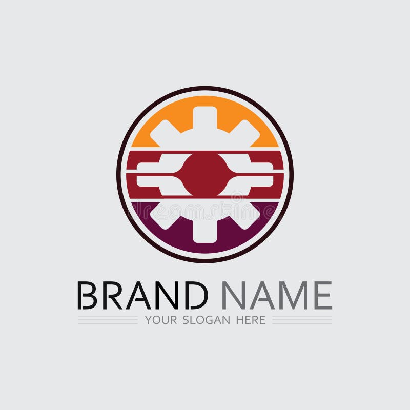 Tech Gear Logo Vector Design Template. Technology Logo Template Design ...