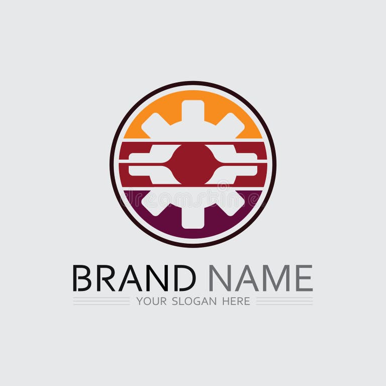 Tech Gear Logo Vector Design Template. Technology Logo Template Design Vector, Emblem, Design ...