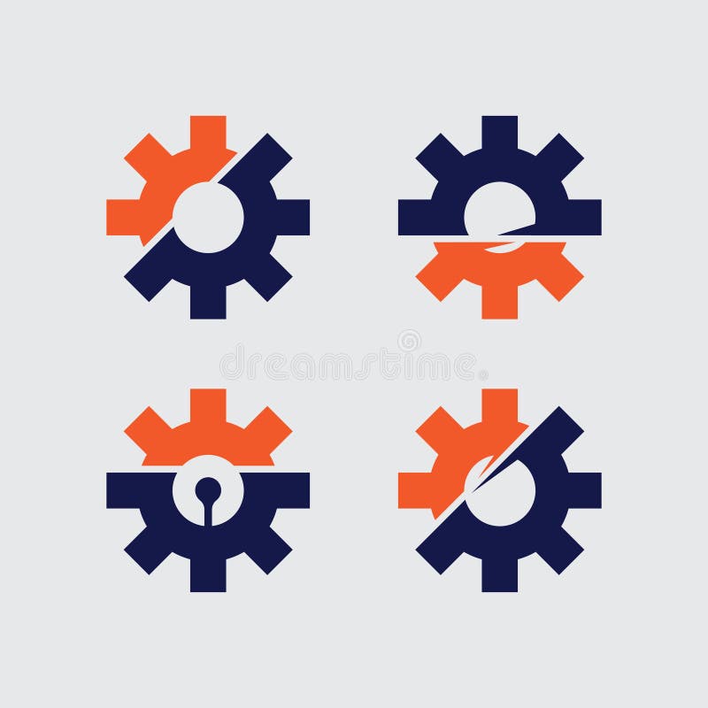 Tech Gear Logo Vector Design Template. Technology Logo Template Design ...