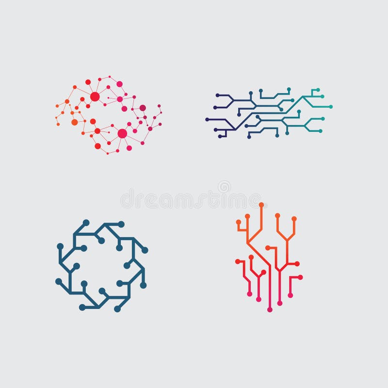 Tech Gear Logo Vector Design Template. Technology Logo Template Design ...