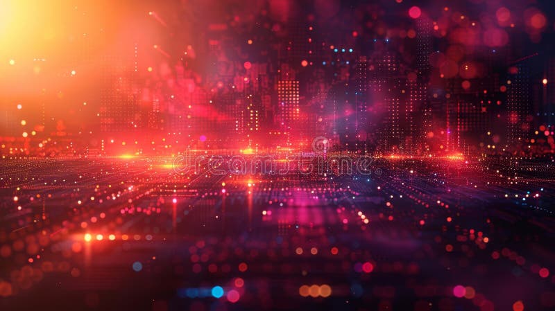 Tech Geometric Art, Geometric Shapes and Lines in a Tech Background ...